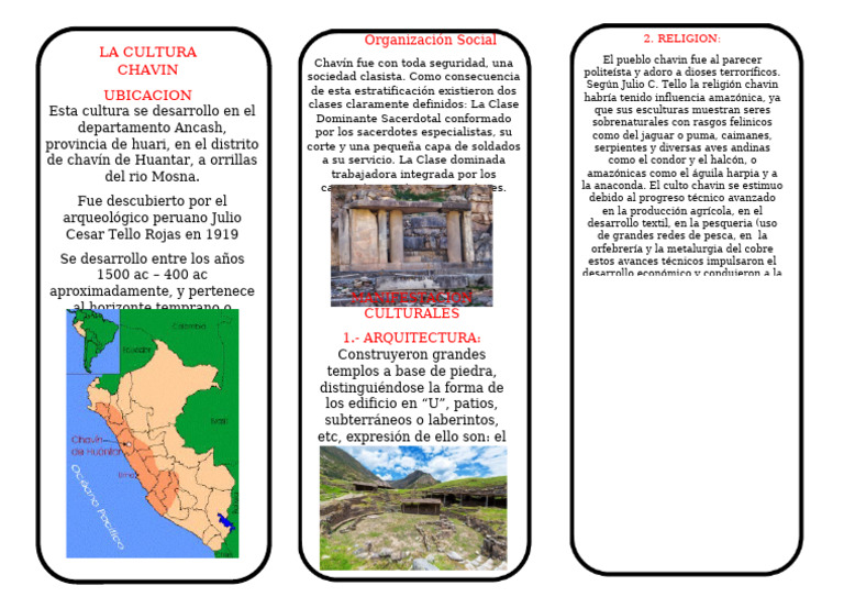 Triptico de Ccss de Miguel Cusi Esta Es Final 2 GG | PDF | Era precolombina