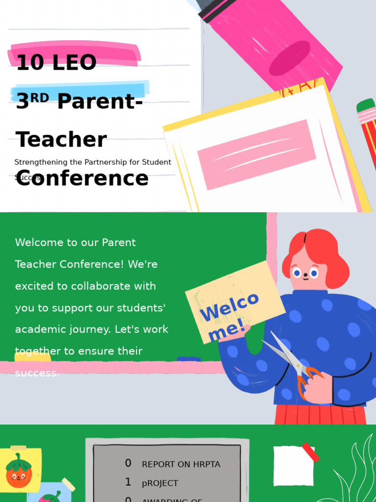 3RD Parent Teacher Conference 2024-2025 | PDF