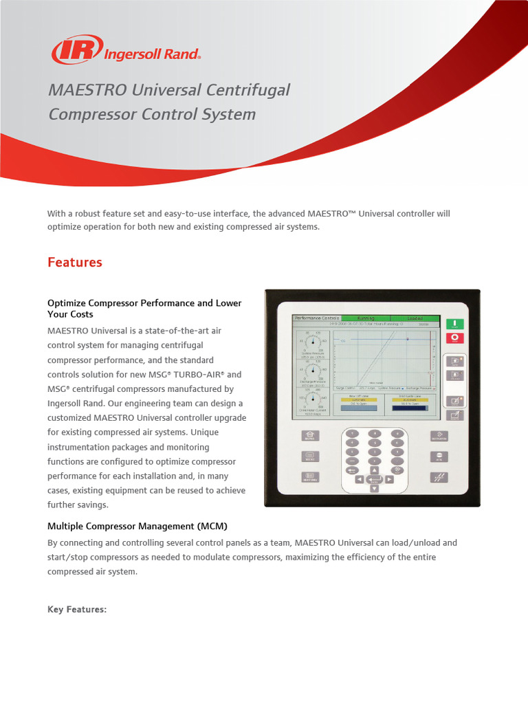 MAESTRO Universal Centrifugal Compressor Control System - Enpdf | PDF ...
