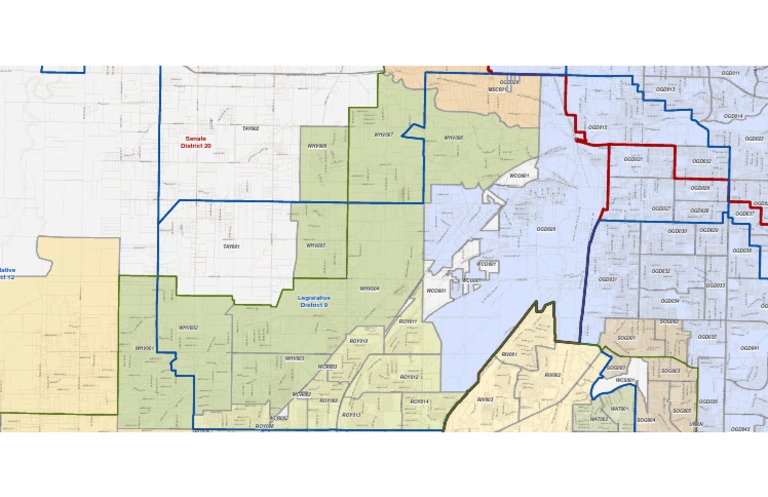 District 9 Map | PDF | Union Pacific Railroad