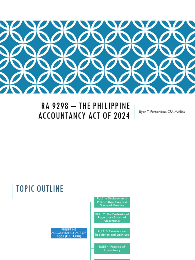 PrE-4-RA-9298-The-Philippine-Accountancy-Act-if-2004 (1) | PDF ...