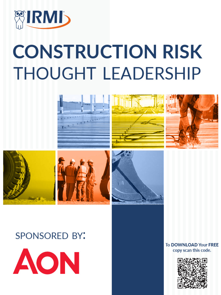 IRMI CRC Construction Risk Thought Leadership 2024 | PDF | Insurance | Risk