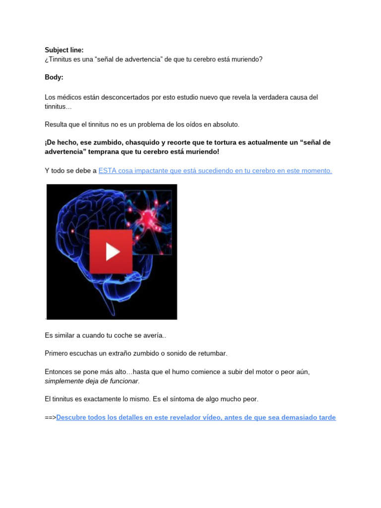 Spanish Tinnitus_Brain | PDF