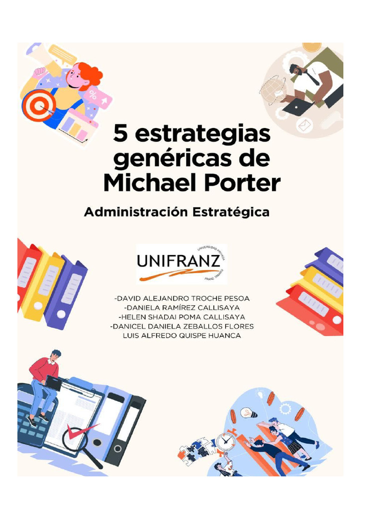 5 ESTRATEGIAS DE PORTER | PDF | Mercado (economía) | Marca
