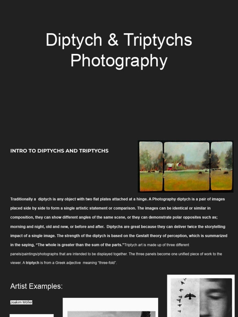 Diptychs and Triptychs in Photography | PDF