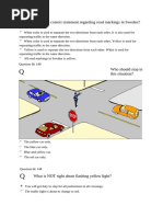 G2 and G Road Test Marking Schema PDF | PDF | Traffic | Intersection (Road)