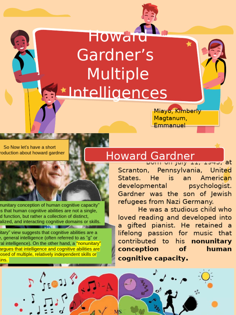 Multiple Intelligence of Howard Gardner | PDF | Learning | Intelligence