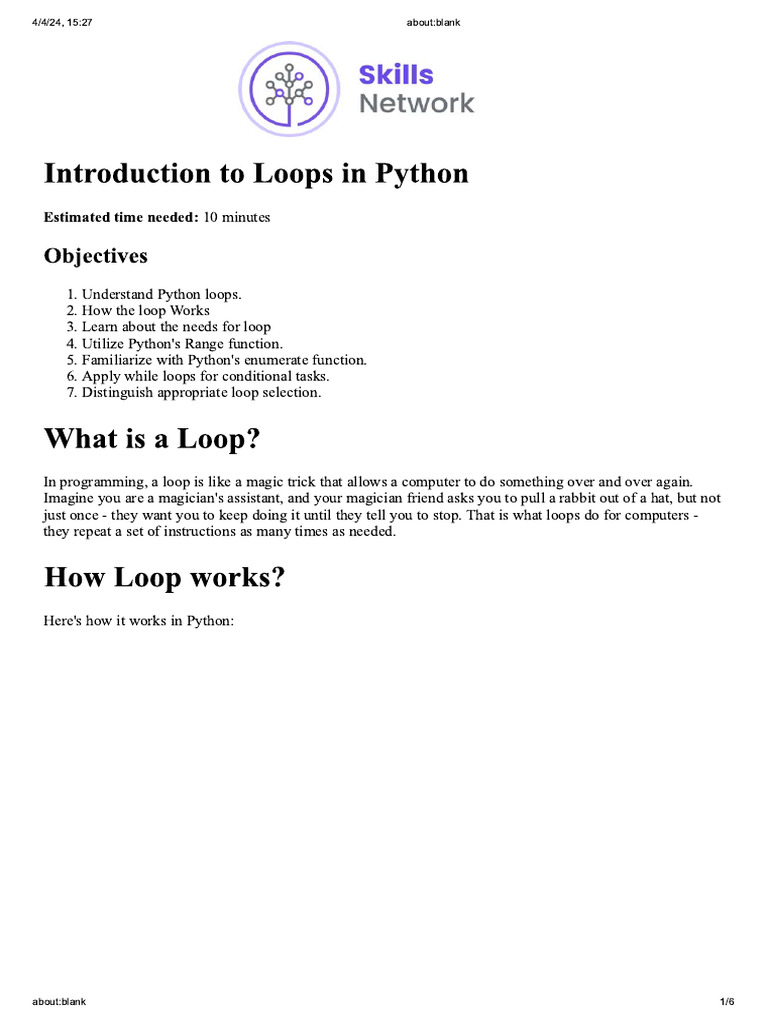 Module 3 A - Introducción A Los Bucles en Python | PDF