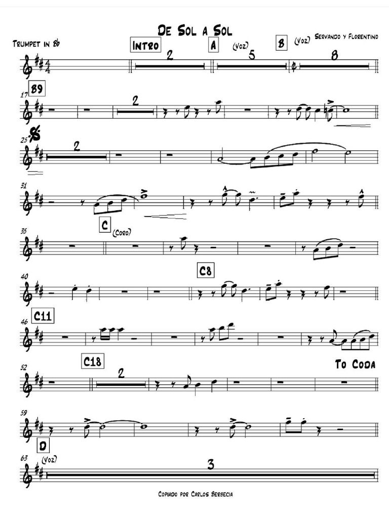 De Sol A Sol - Salserin | PDF
