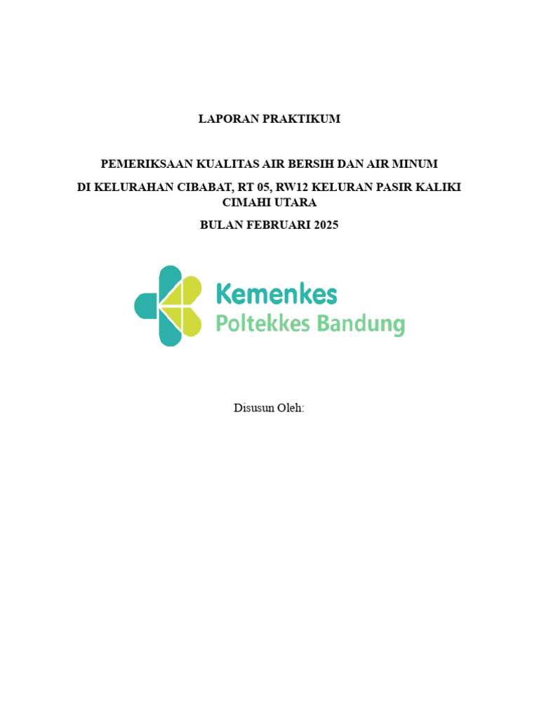 IPD Kelompok 1 - Air Minum Dan Air Bersih | PDF