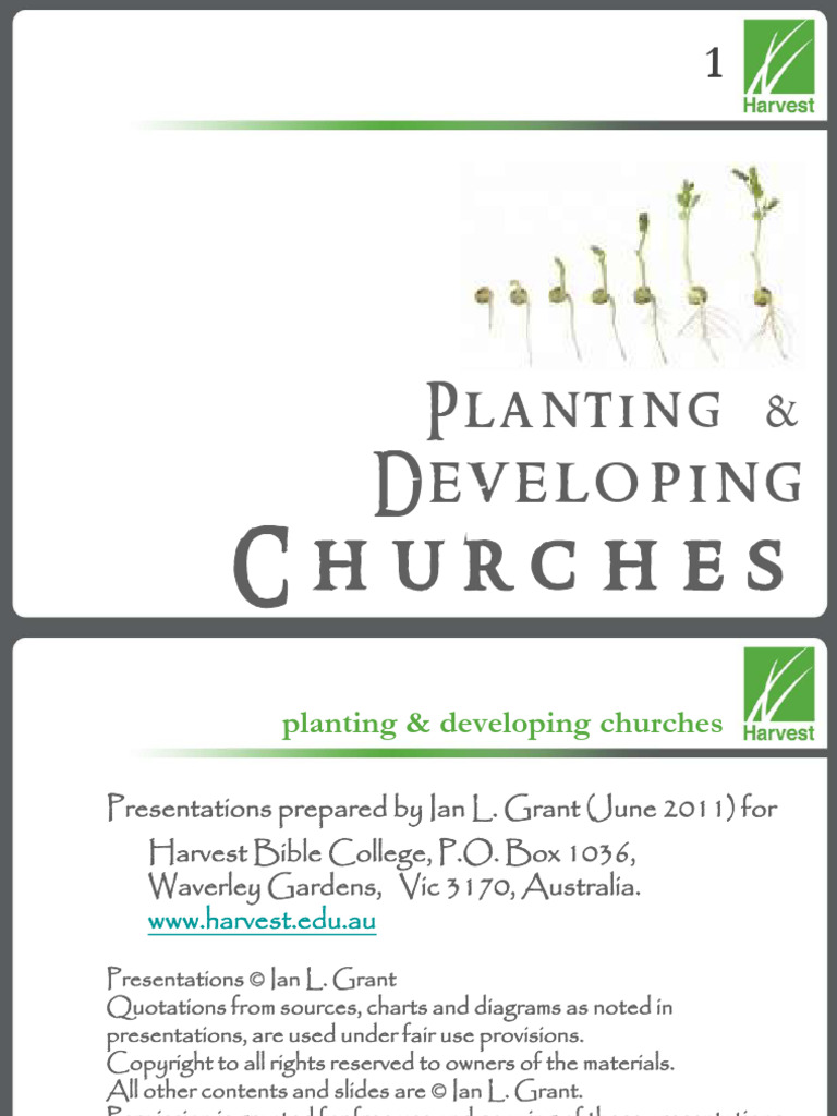 Churches: Planting & | PDF | Jesus | Disciple (Christianity)