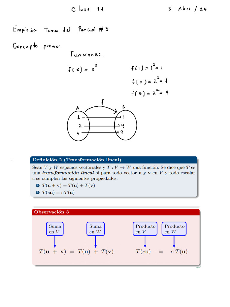 014-Transformaciones Lineales | PDF