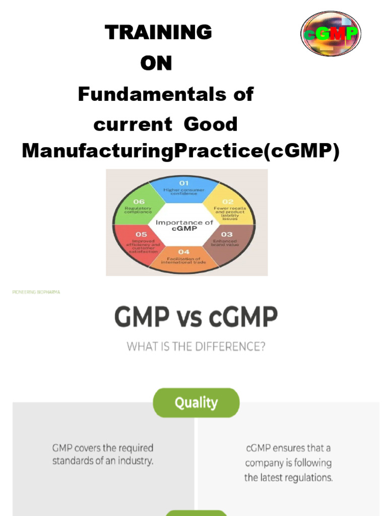 Best Practices in CGMP 1736951941 | PDF | Food And Drug Administration ...