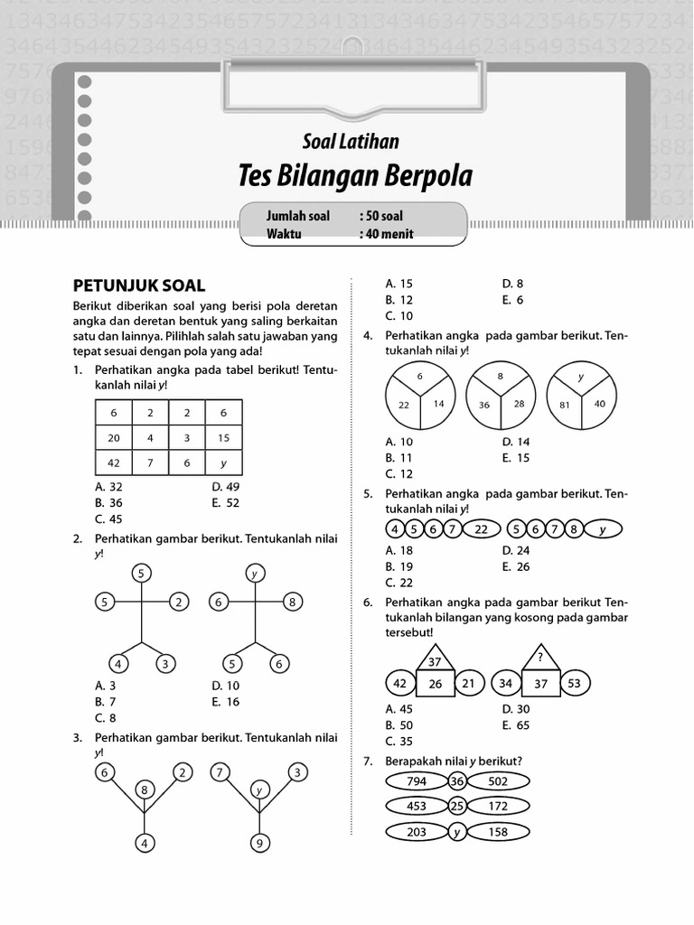 Psikotes Numerik KM II | PDF