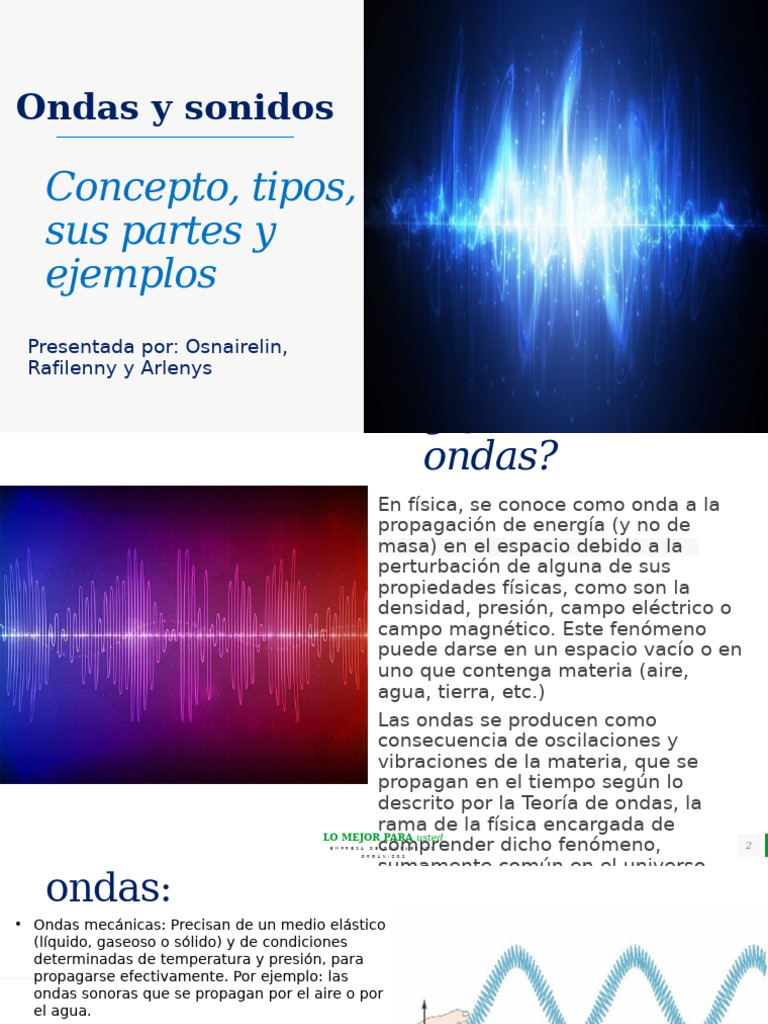 Ondas y Sonidos | PDF | Sonido | Olas