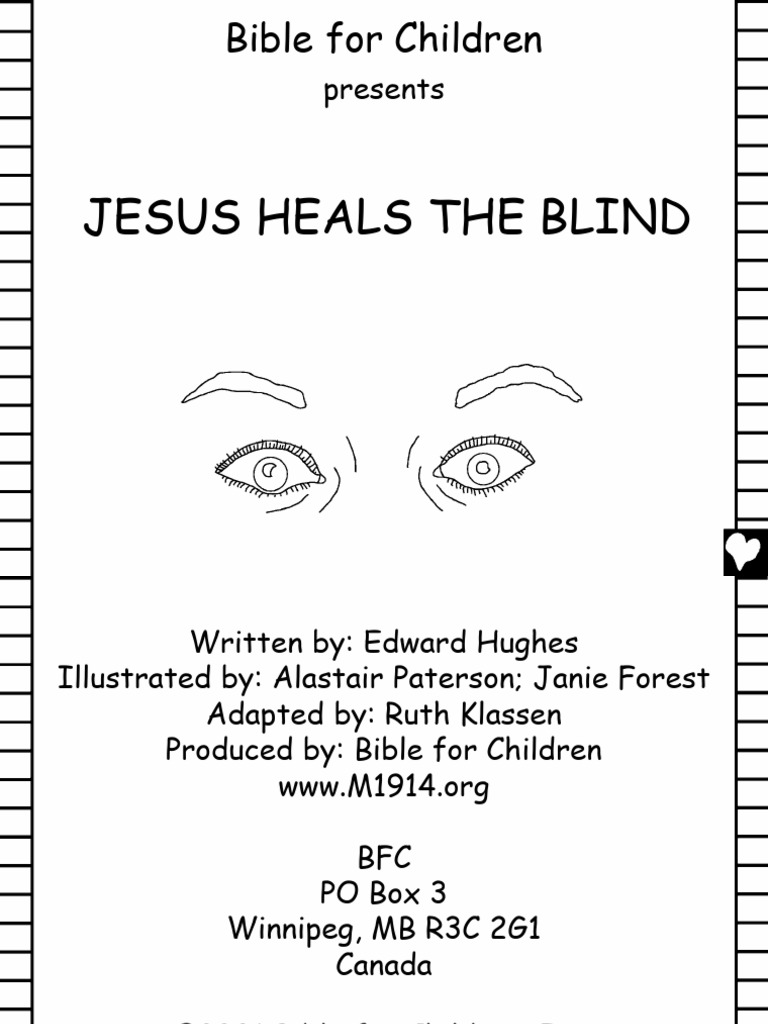 Healing of Blind Bartimaeus | PDF