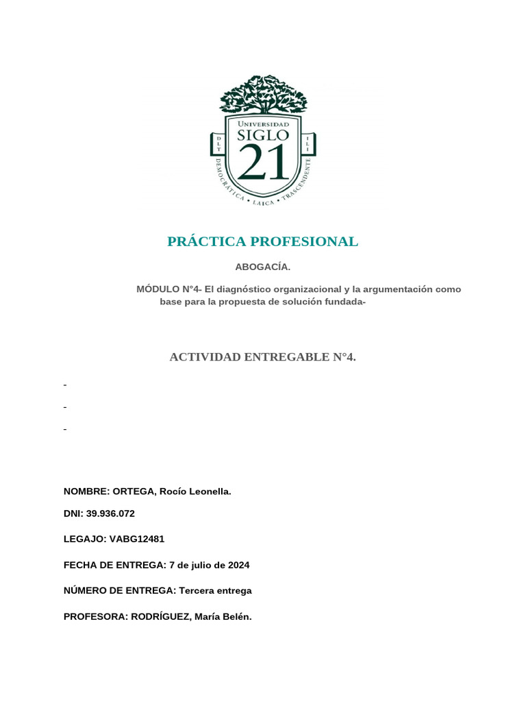 Sentencia - Caso 1 - tp4-1 | PDF