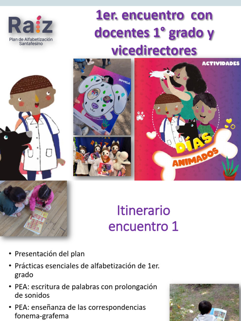 Encuentro 1 - 1° Grado Raiz 2025 | PDF | Enseñando | Literatura