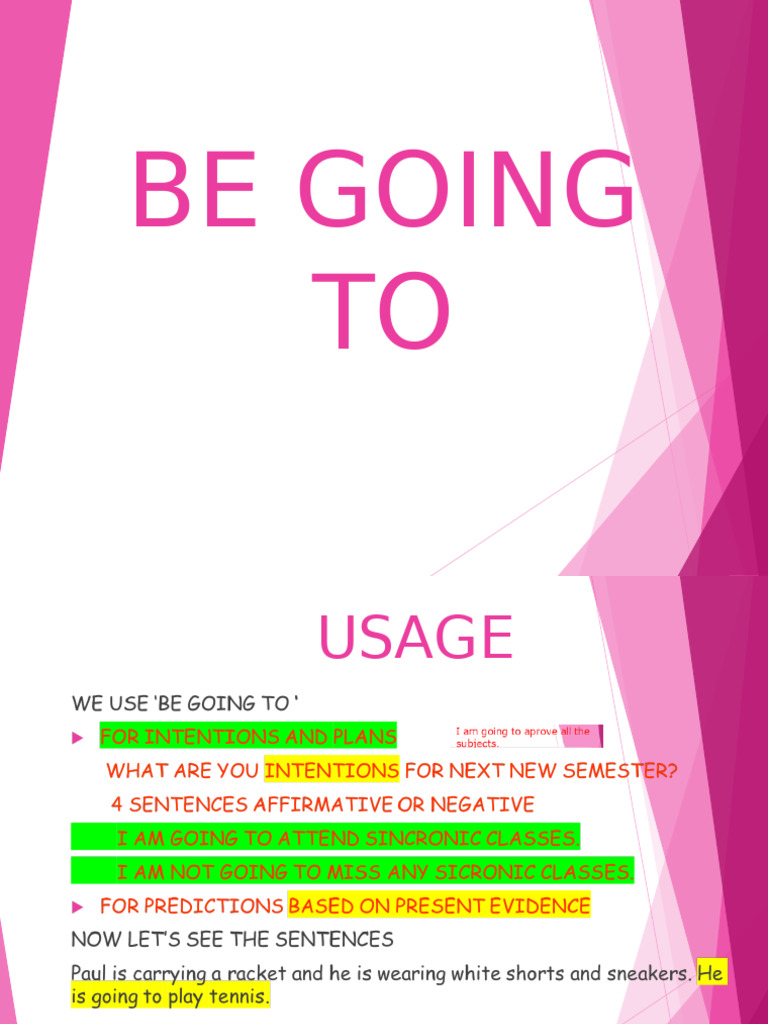 GOING To Explanation | PDF | Languages | Foreign Language Studies