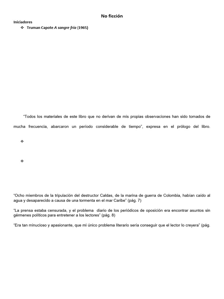 No Ficción. Teórico | PDF