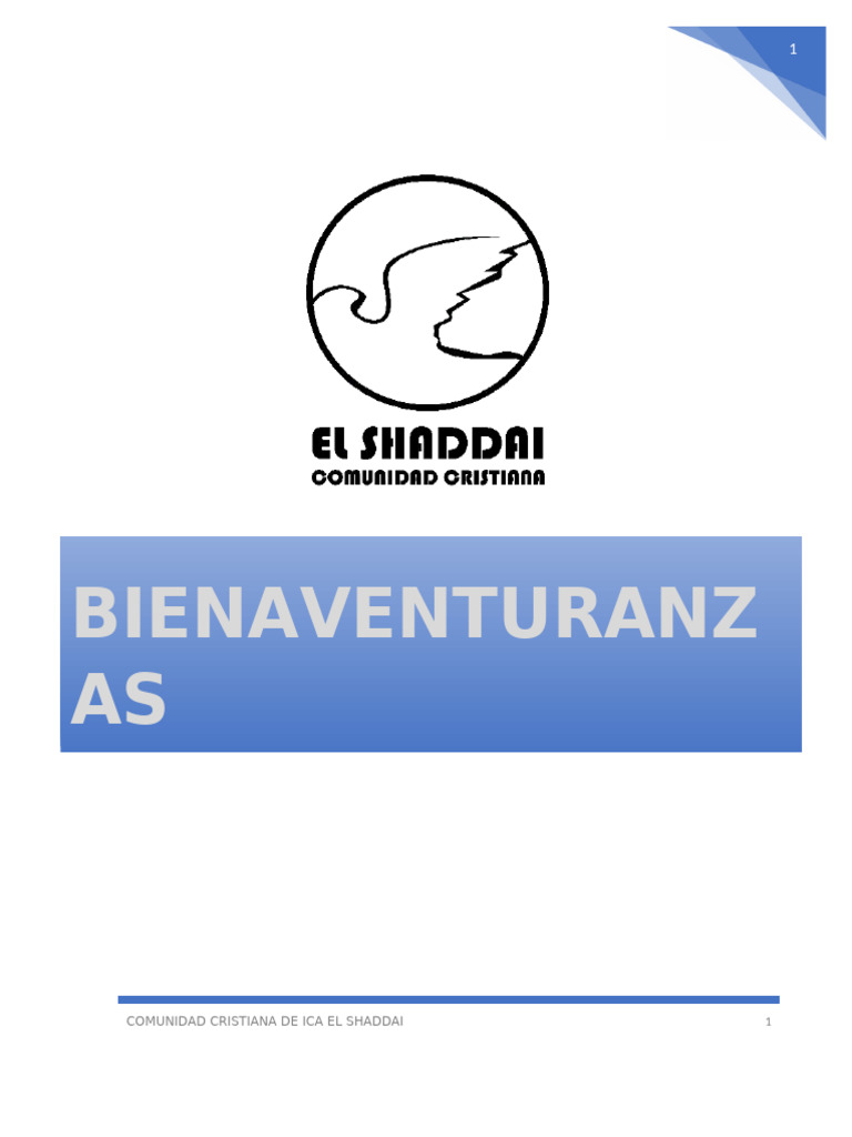 Bienaventurados Hambre y Sed (1) | PDF | Oración | Justicia