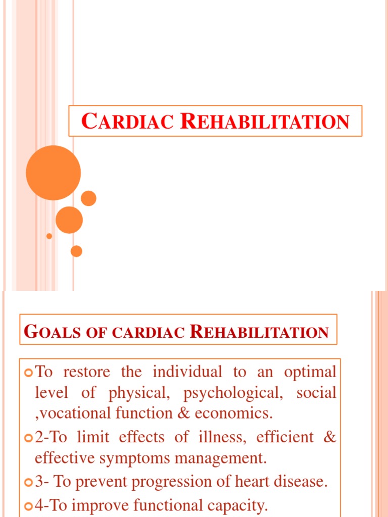 Cardiac Rehabilitation | PDF