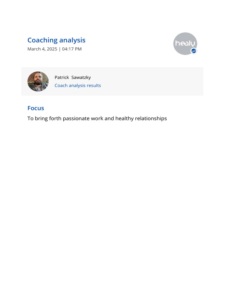 Coach Analysis Patrick S. 2025-03-04 161753.000 | PDF | Breathing | Goal