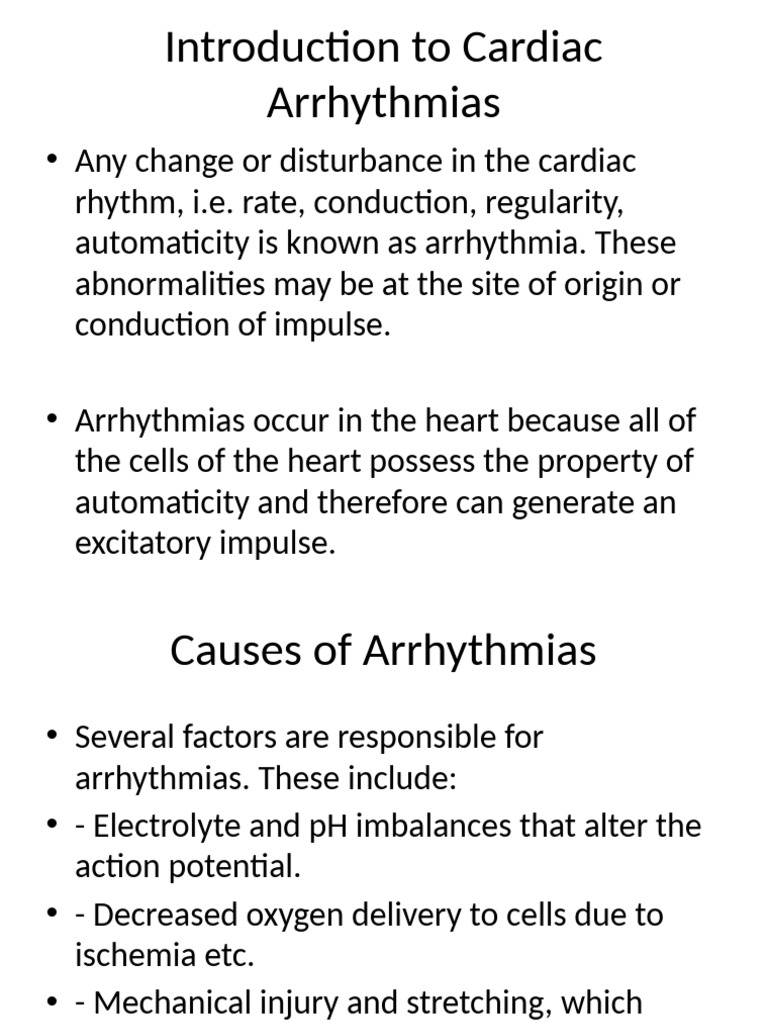 Cardiac Antiarrhythmic Drugs Part1 | PDF