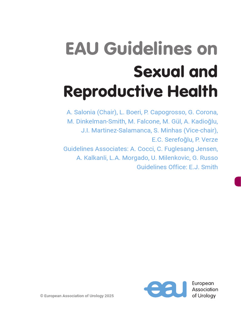 EAU Guidelines On Sexual and Reproductive Health | PDF | Infertility ...