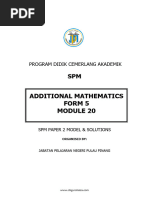 SPM Form 4 Add Maths Final Exam | PDF | Fahrenheit | Celsius