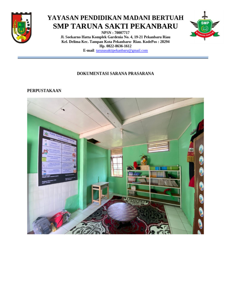 Dokumetasi SARPRAS | PDF