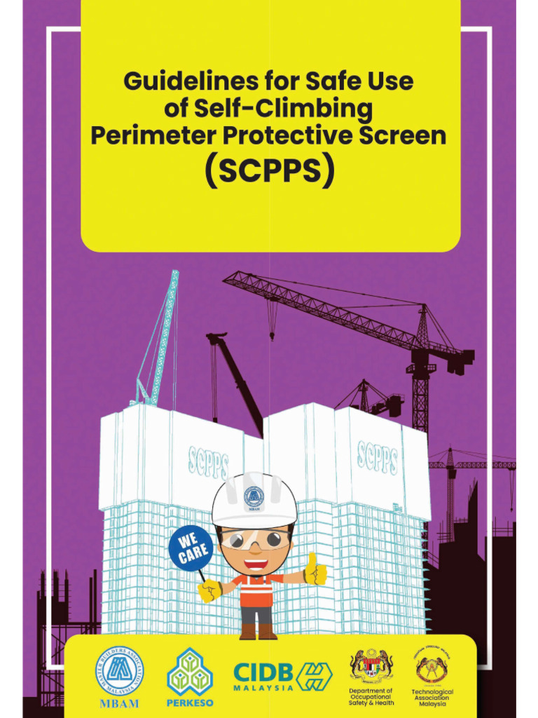 Guidelines For Safe Use of Self Climbing Perimeter Protective Screen ...