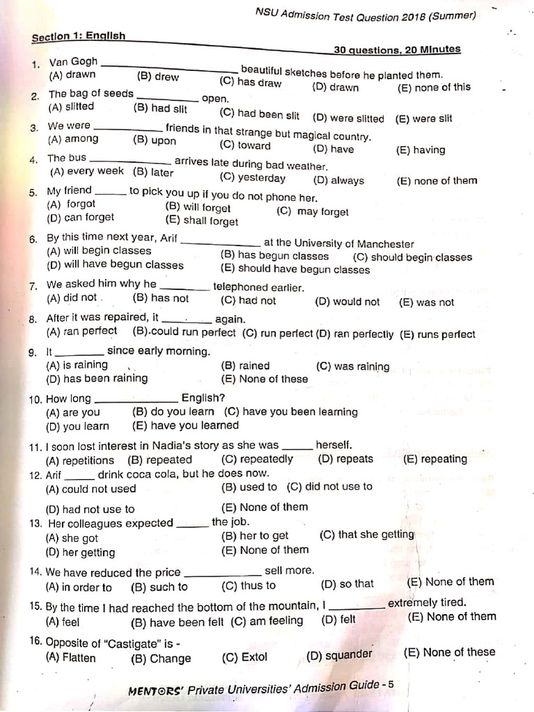 Nsu Q | PDF