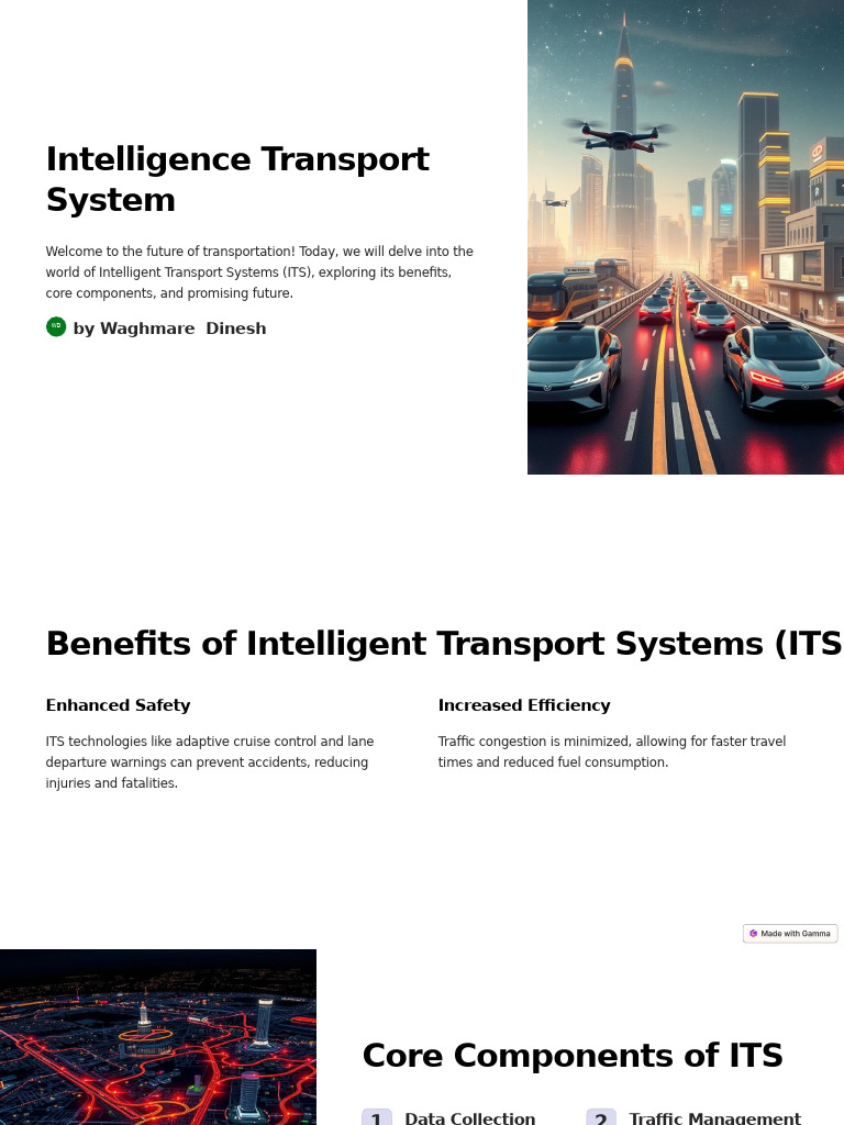 Intelligence Transport System | PDF | Traffic | Transport