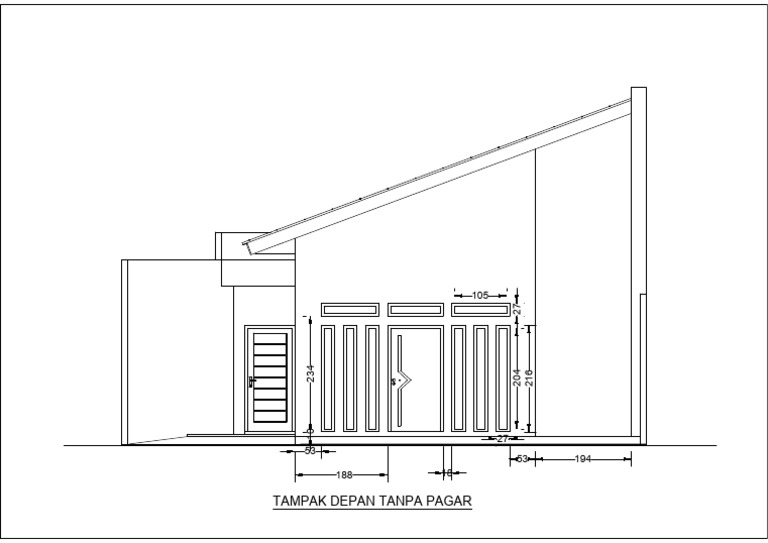 Ukuran Jendela Dan Jarak Fasad | PDF
