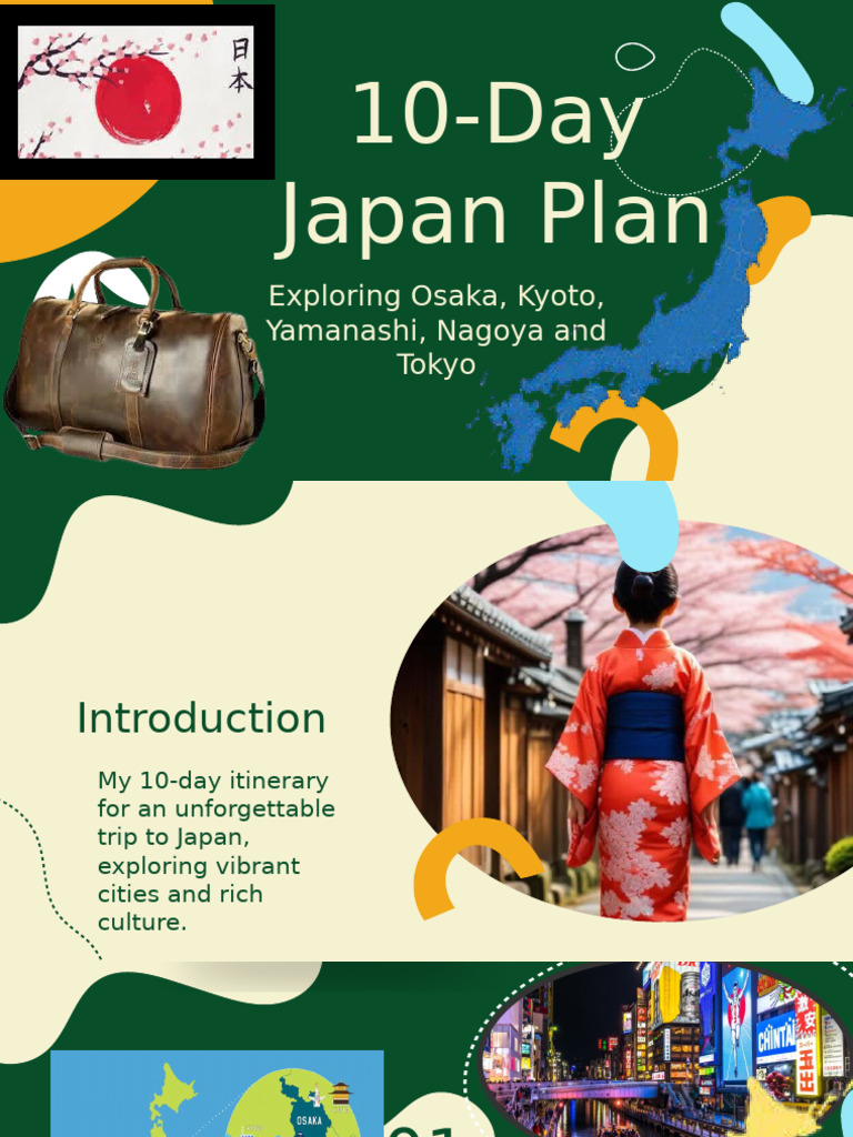 My 10-Day Trip Emmanuel Obeng-Boateng | PDF | Japanese Cuisine | Foods