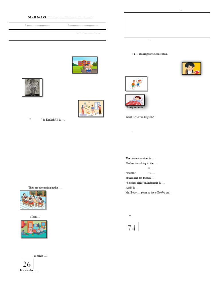 Soal Sts-Ikm BHS Inggris KLS 4 | PDF