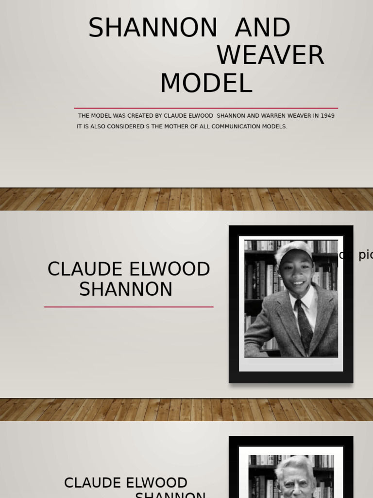 Shannon and Weaver Model | PDF | Communication | Electronics