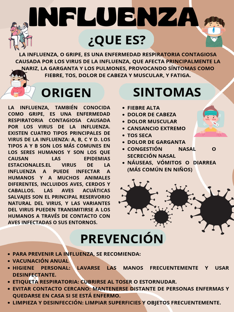 Infografía de la influenza | PDF