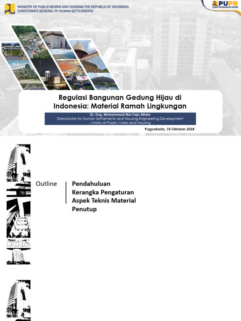 Talkshow GIK Material Ramah Lingkungan | PDF | Environmental Social Science | Climate Change Policy