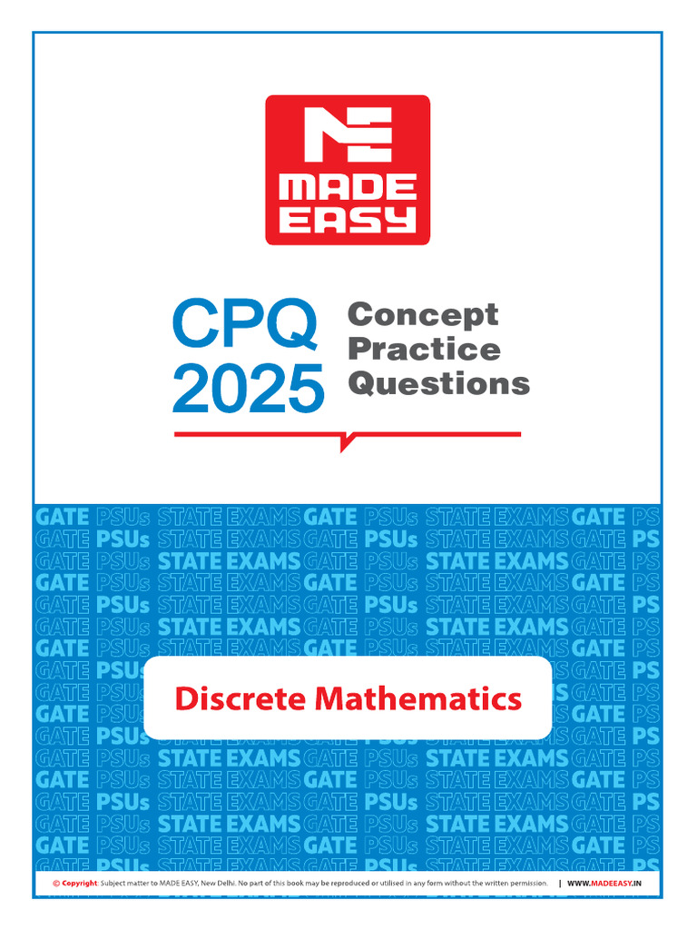 1050039CH-4 CS CPQ WB-2025 Discrete Mathematics (Graph Theory) | PDF | Vertex (Graph Theory ...