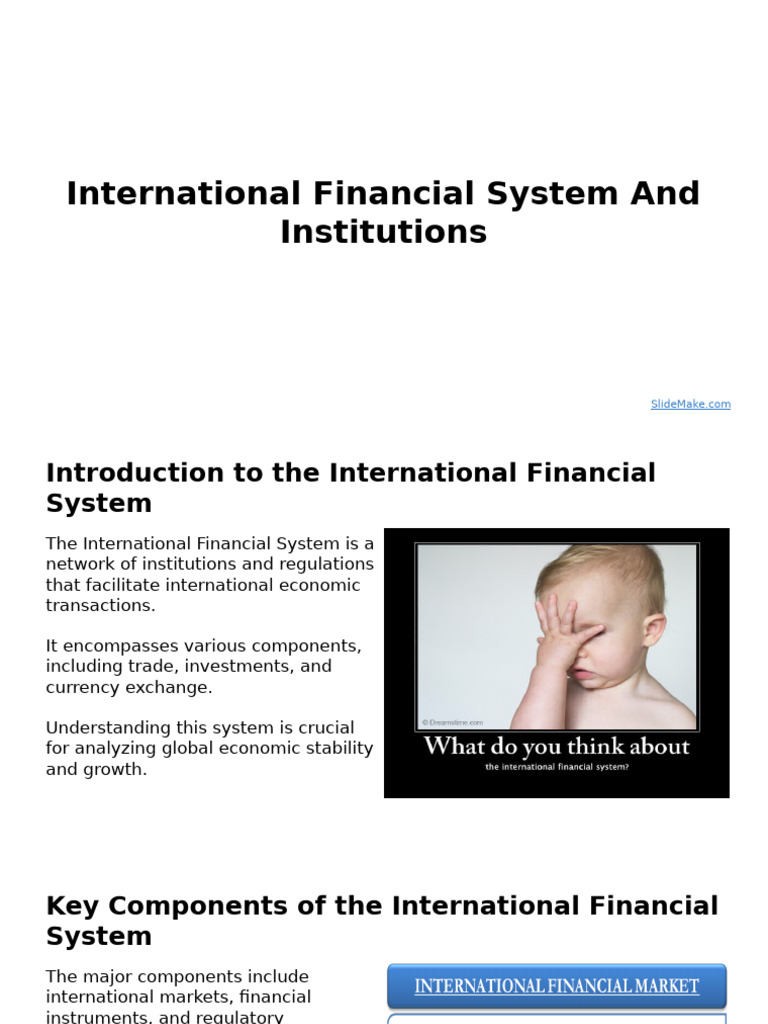 Overview of the International Financial System | PDF | Global Financial ...
