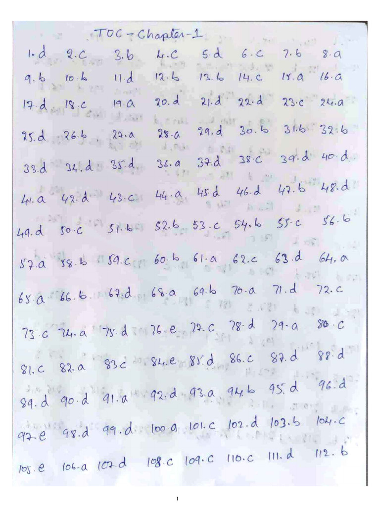 TOC Workbook Key | PDF