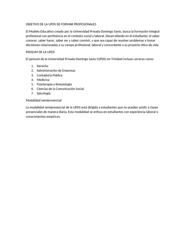 ADICIONAL A LA EXPOSICION 1 UPDS | PDF