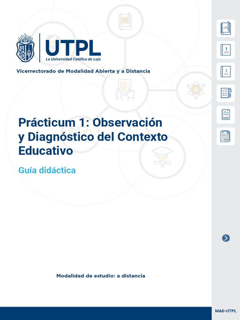 Guía Didáctica Prácticum 1 Educación | PDF | Plan de estudios | Maestros