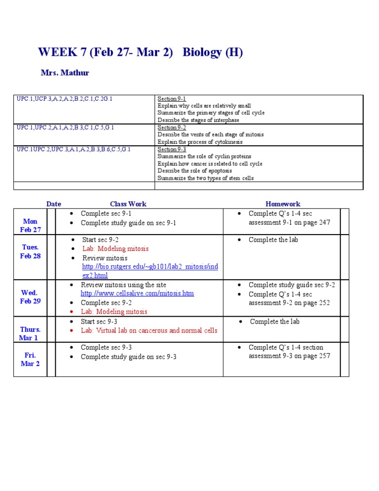 Lesson Plan 7 Biology | PDF | Social Science