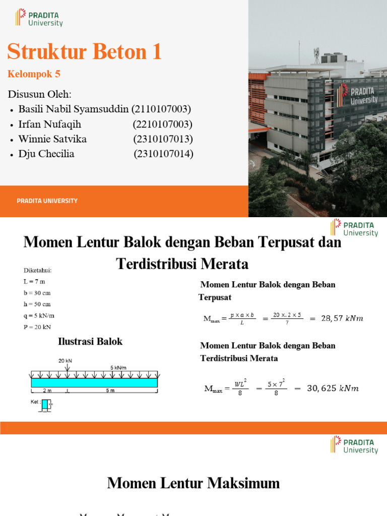 UTS Struktur Beton 1 | PDF