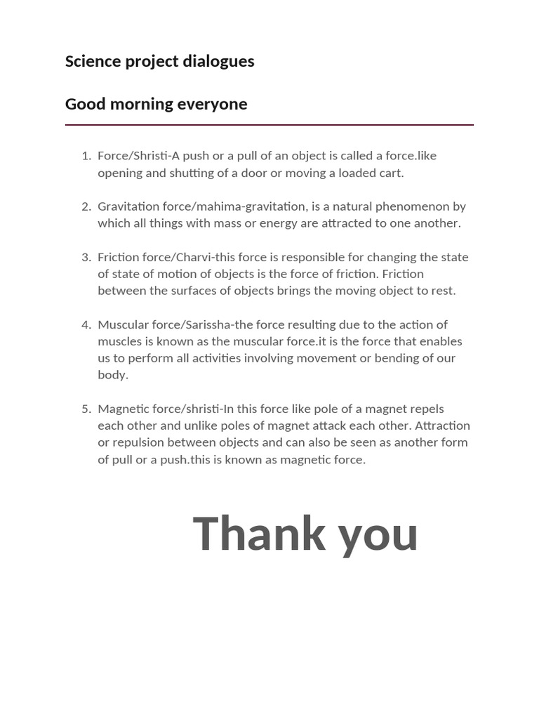 Science Project Preparation | PDF