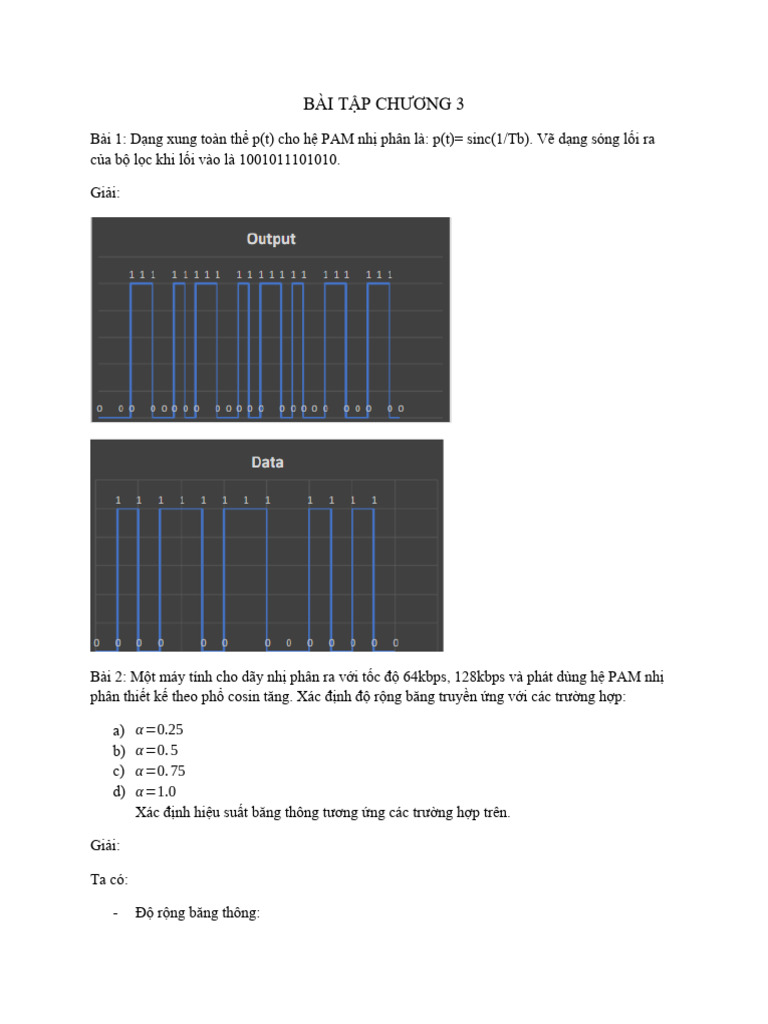 Chuong3 Bai1 2 3 | PDF