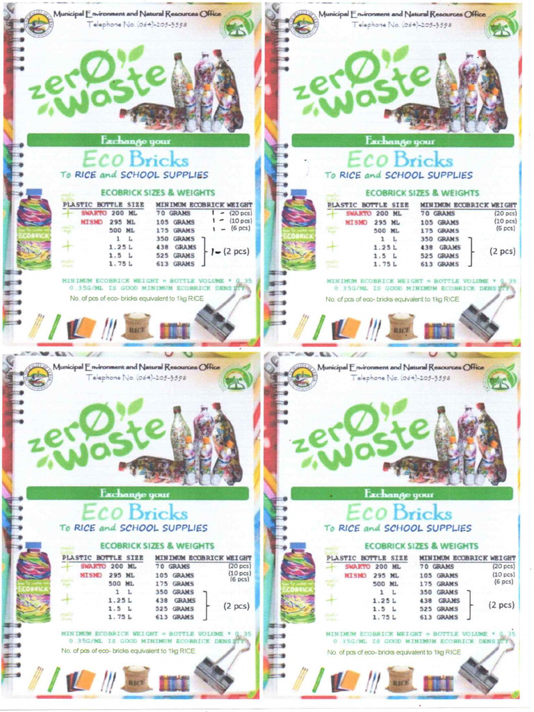 Zero Waste Exchange Eco Bricks | PDF